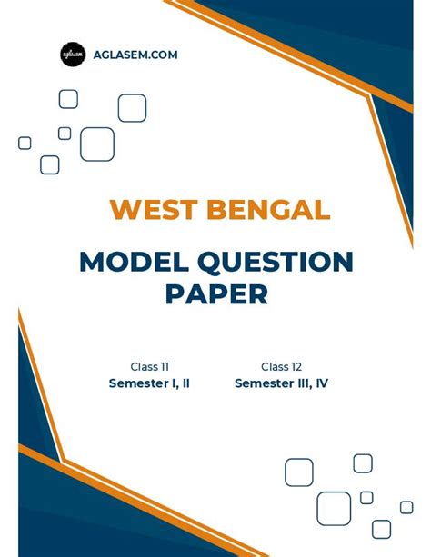 Wbchse Class 12 Computer Application Semester 3 Model Question Paper