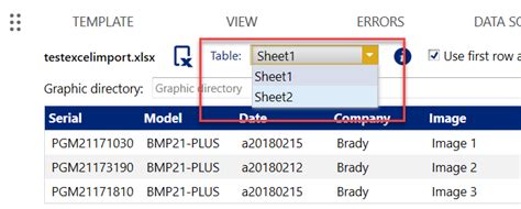 Print Partner Import Microsoft Excel Data Brady Support