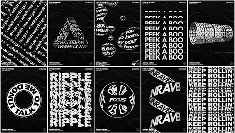 Exploring Kinetic Typography Behance