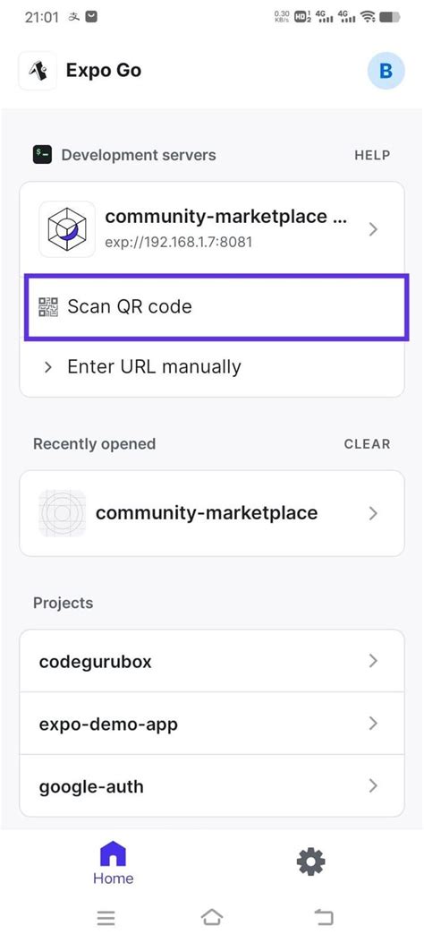 Why No Scan Qr Code In Expo Go App In Ios Platform Rexpo