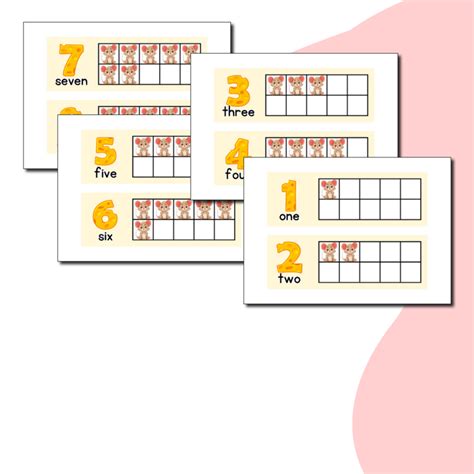 Цифры от 1 до 10 Сыр и мыши Английский язык