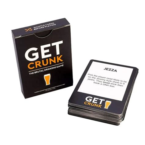 Customizable Adult Party Game Cards Texture Embossing