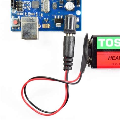Conector De Bateria 9v A Arduino Edubotics