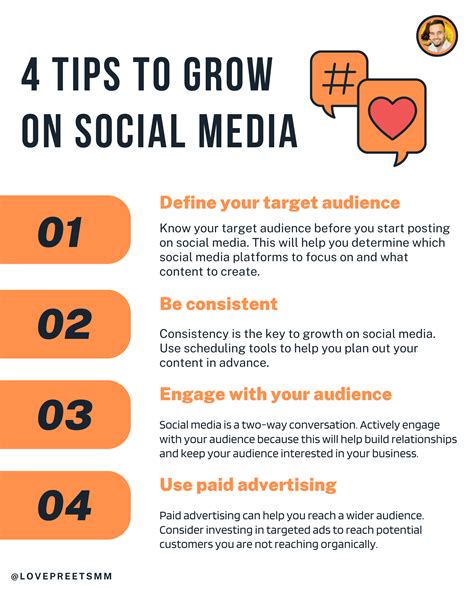 4 Tips To Grow On Social Media Social Media Measurement Social Media Marketing Plan Social