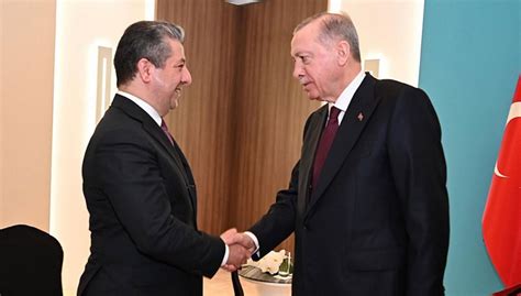 سەرۆکی حکومەتی هەرێم و سەرۆککۆماری تورکیا لە دوبەی کۆبوونەوە