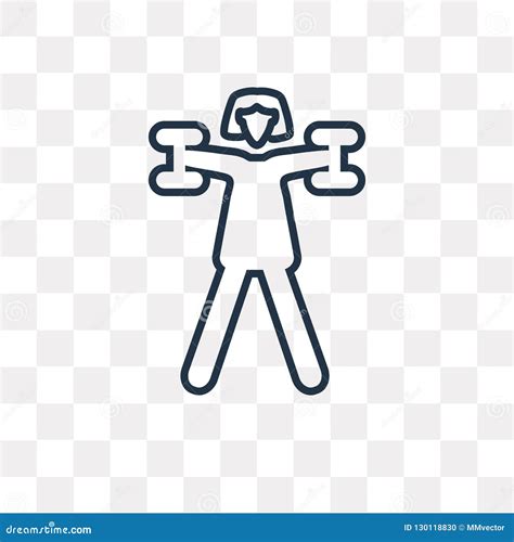 Linear Exercising Icon From Activity And Hobbies Outline Collection Thin Line Exercising Vector