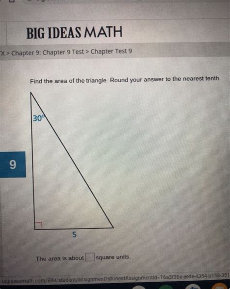 Solved Big Ideas Math X Chapter 9 Chapter 9 Test Chapter