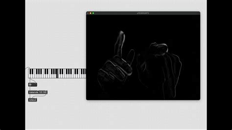 Maxmsp Hand Movement And Random Play Youtube