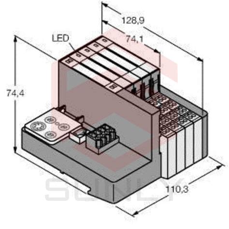 Programmable Set For Ethernet Modbustcp In Ip20 Ti Bl20 Pg En S 8