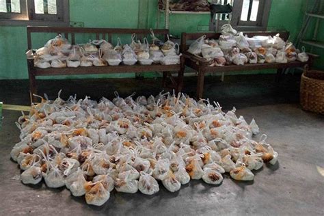 မြောက်ယမားချောင်းဒေသမှာ မုန်တိုင်းဒဏ်သင့်သူချင်းချင်း ဝေမျှစားနေရပြီး အကူညီလိုအပ်