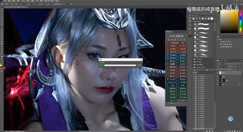 COS后期教程新手也能学会的高低频磨皮 哔哩哔哩
