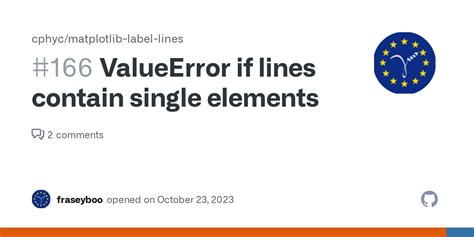 valueerror if lines contain single elements · issue 166 · cphyc