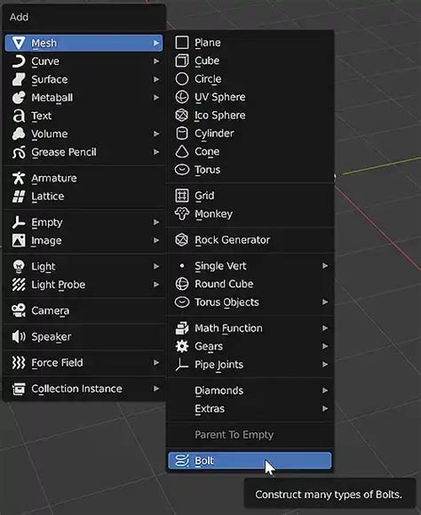 Create A Bolt In Blender Scruffyfluffy 3d Blender Learning