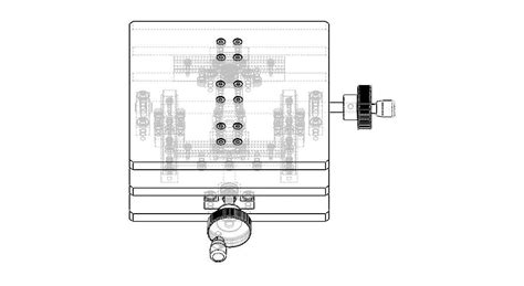 Custom Manual Xy Table 3d Model Rigged Cgtrader