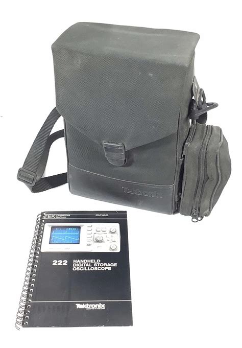 lot tektronix 222 portable digital storage oscilloscope