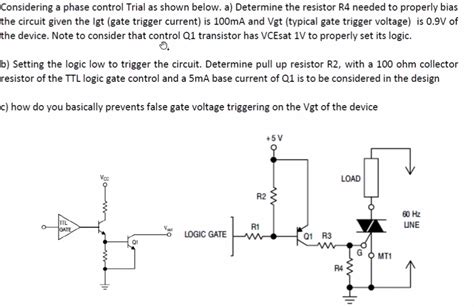 Solved Considering A Phase Control Trial As Shown Below A Chegg Com