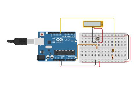 Circuit Design R Sensor Cahaya Photodiode Tinkercad