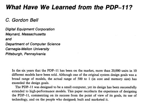 Pdp 11 Dave Cheney