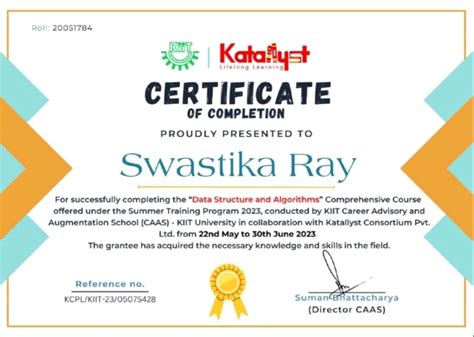 Swastika Ray On Linkedin Datastructures Algorithms Certification Softwareengineering