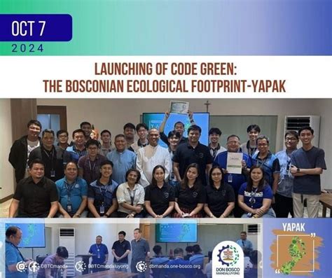 Launching Of Dbtc Code Green Yapak Bosconian — Don Bosco Technical