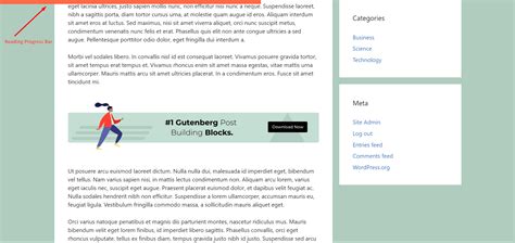 How To Use A Reading Progress Bar Wordpress Plugin 2025