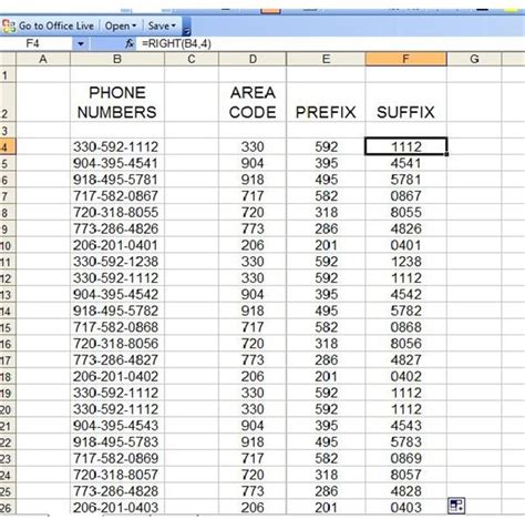 how to use left right and mid functions in excel