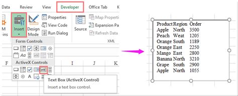 How To Insert Floating Table Or Textbox In Excel Worksheet