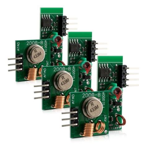 set 3 module wireless 433 mhz pentru arduino si raspberry pi kwmobile