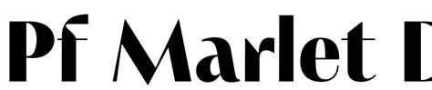 PF Marlet Display Font Full Family Free Download Now