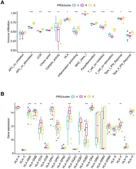 Immune Microenvironment In Different Prg Clusters Of Ards A