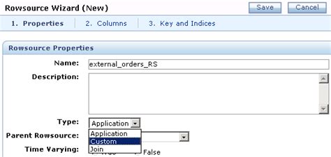 Creating Custom Row Sources