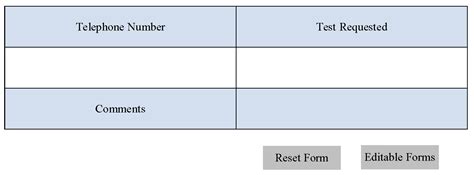 Lab Requisition Form Editable PDF Forms