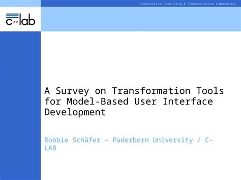 ppt cooperative computing and communication laboratory a survey on