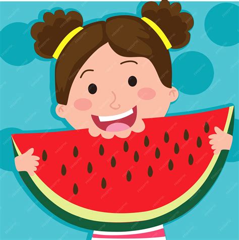 Premium Vector Fruit Girl