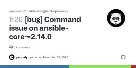 Bug Command Issue On Ansible Core~2140 · Issue 26 · Openwispansible Wireguard Openwisp