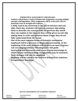 Logarithms Unit Plan By Jason Lynch TPT
