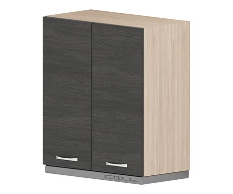 Кухненски шкаф за аспиратор Дорина G17 60 см с две врати дъб карбон рокфорд лайт Мебели Венус