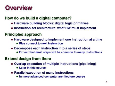 Ppt Datapath Design I Powerpoint Presentation Free Download Id4050558