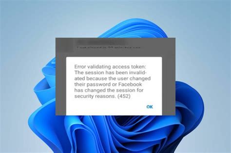Facebook Error Validating Access Token How To Fix It