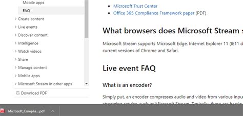 Broken Link On En Usstreamfaq · Issue 2620 · Microsoftdocs