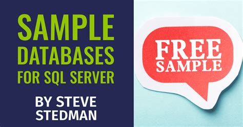 Sample Sql Databases In Sql Server Stedman Solutions Sample Sql Databases In Sql Server Stedman Solutions