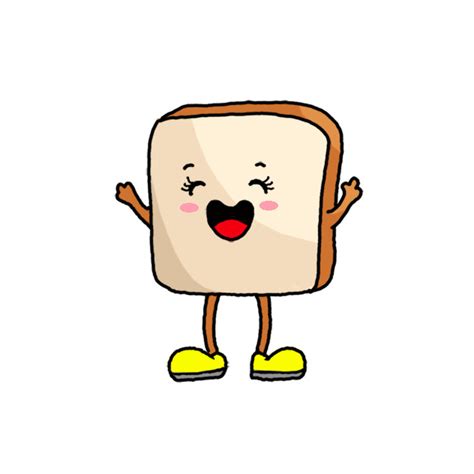 How To Draw Funny Toast Step By Step Easy Drawing Guides Drawing Howtos