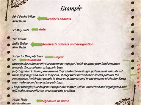 Formal Letter Writting PPT