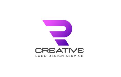 Logotipo De La Letra R Logotipo De La Letra P O Logotipo De Degradado Rp 13670011 Vector En