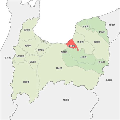 富山県滑川市の地図 Map It マップ・イット