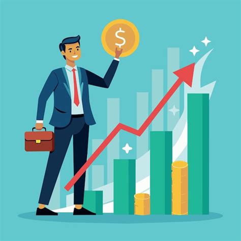 Premium Vector Investment Dividends Growth Increase Profit And