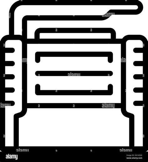 Large Plotter Icon Outline Vector Printer Machine Digital Screen Stock Vector Image And Art Alamy