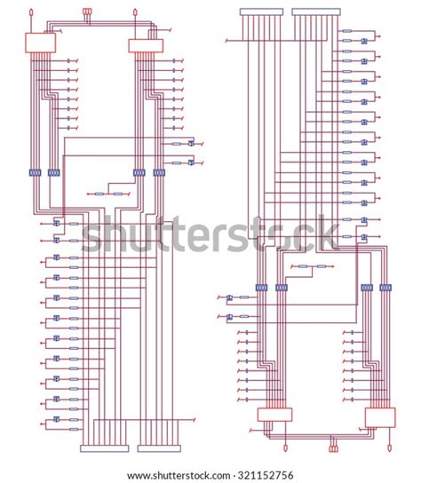 Schematic Diagram Stock Vector Royalty Free 321152756 Shutterstock