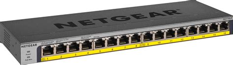 NETGEAR GS116LP Switch 16 Port Gigabit Ethernet PoE Bei Reichelt
