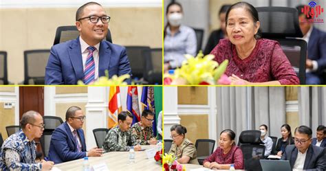 លោកជំទាវ ជូ ប៊ុនអេង អនុញ្ញាតឲ្យ ឯកអគ្គរដ្ឋទូតឥណ្ឌូនេស៊ី ប្រចាំកម្ពុជាចូលជួបពិភាក្សាការងារ Hna News